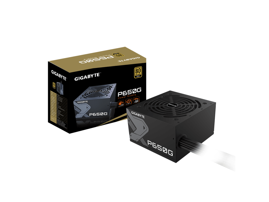 Gigabyte PSU 650W Gold,80+, ATX form factor,Active PFC, 6xSATA,4xPCIe 6 ...